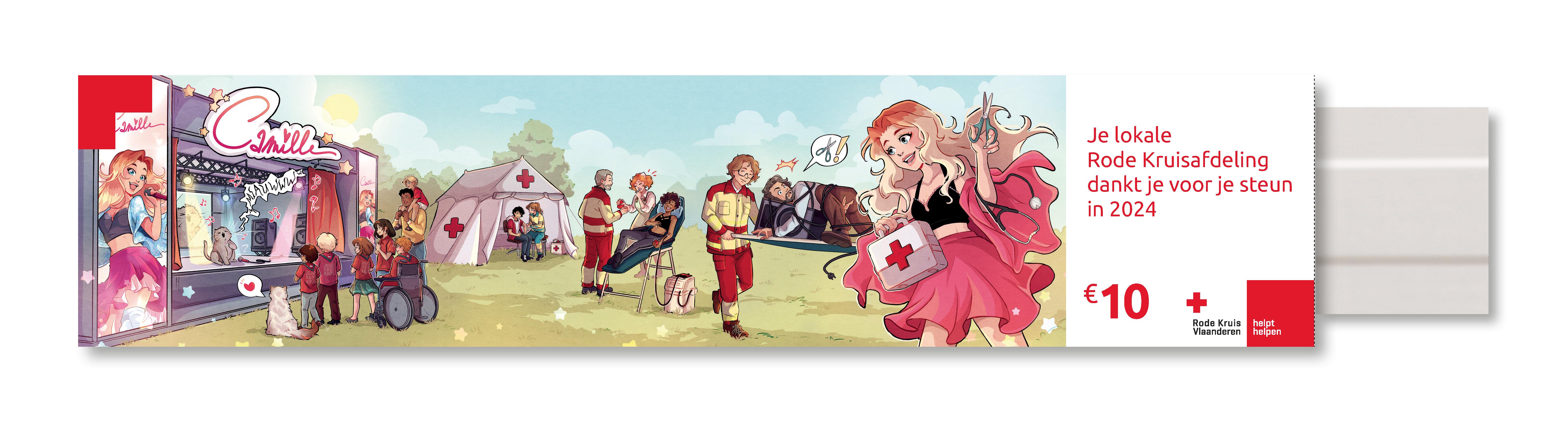 Koop de pleister en steun jouw lokale Rode Kruisafdeling | Stickerverkoop
